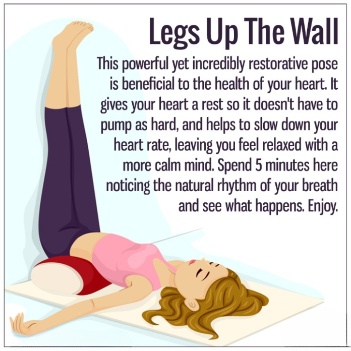 Benefits of ‘Legs Up the Wall’ - Healthylifestyle